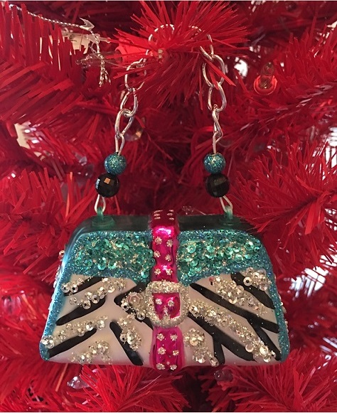 Diva Ornaments for Christmas tree boughs with bling!